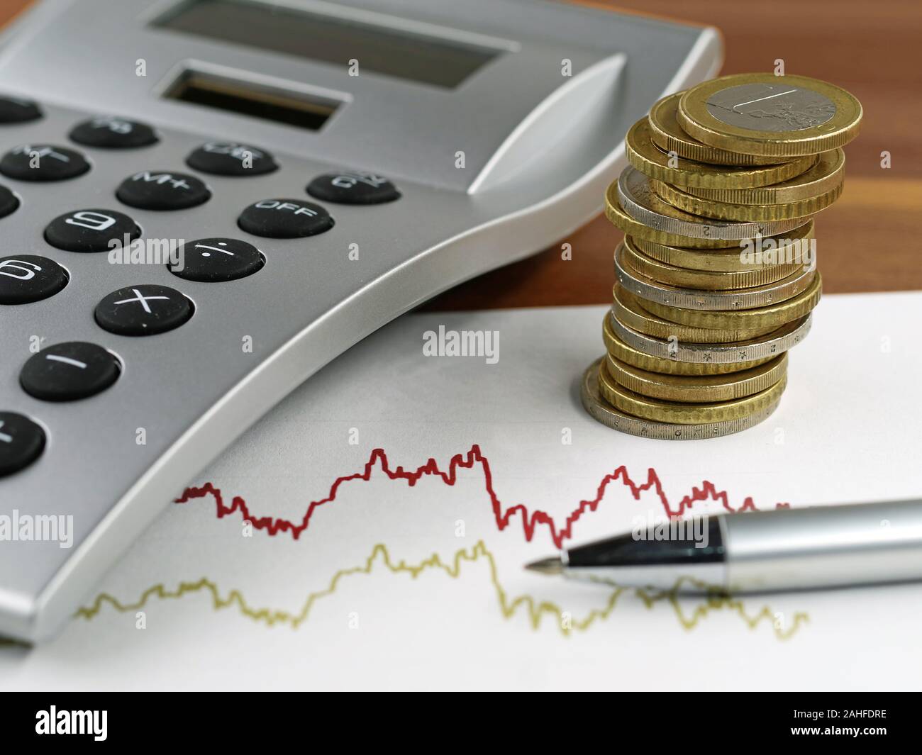 Stack of euro hi-res stock photography and images - Alamy