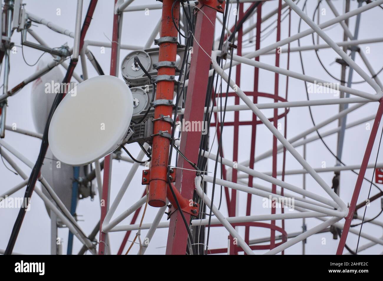 Cellular base station network antenna hi-res stock photography and ...