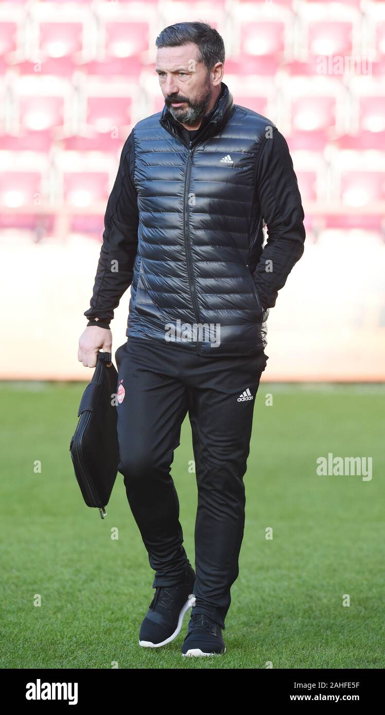Hearts vs aberdeenaberdeen manager derek mcinnes arrives tynecastle hi ...