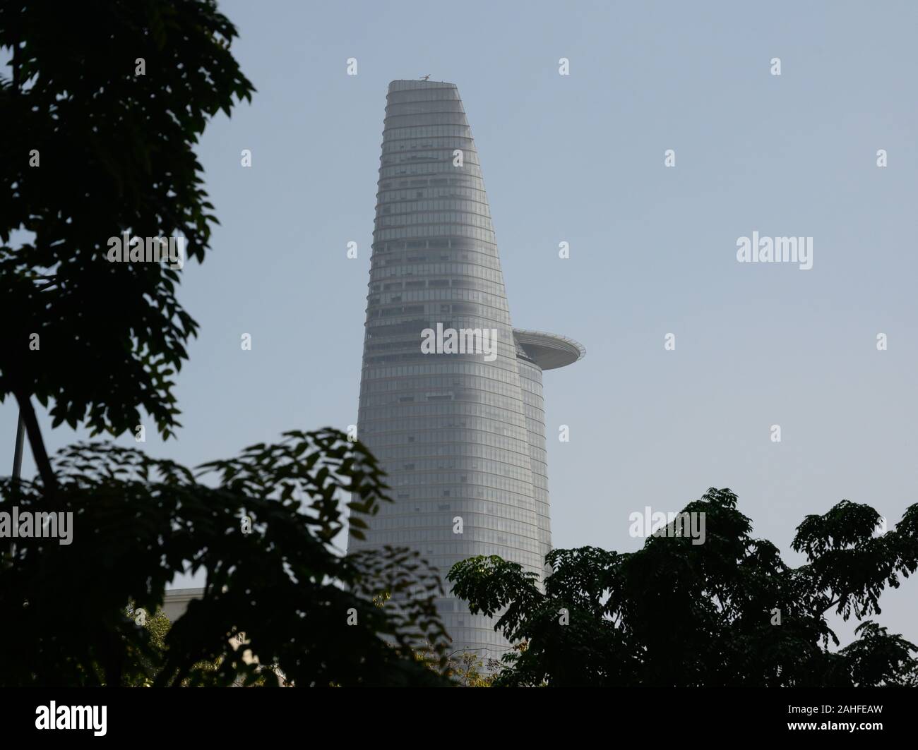 Tower block and helipad, Ho Chi Minh City, Vietnam Stock Photo - Alamy