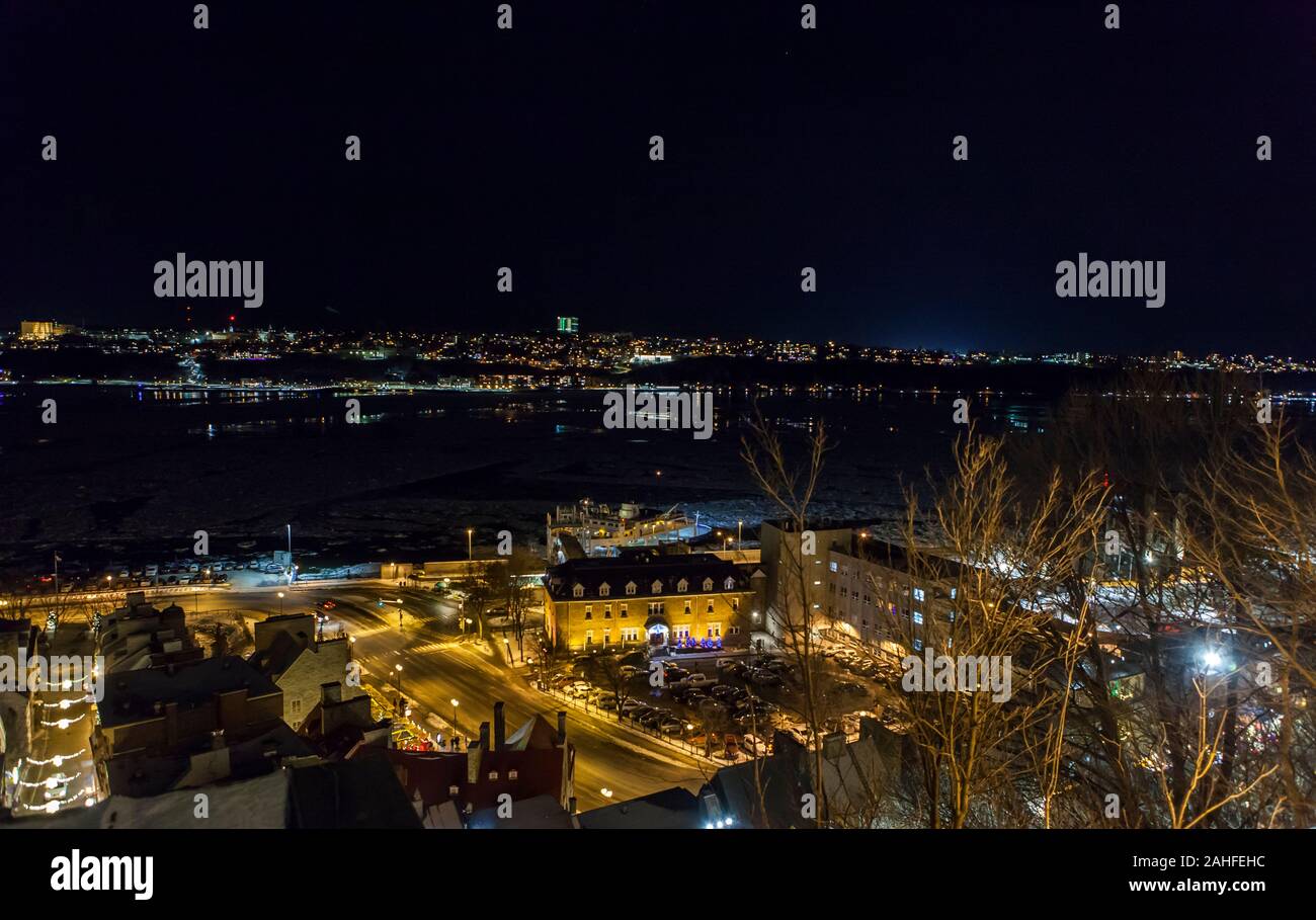 Quebec city downtown Stock Photo - Alamy