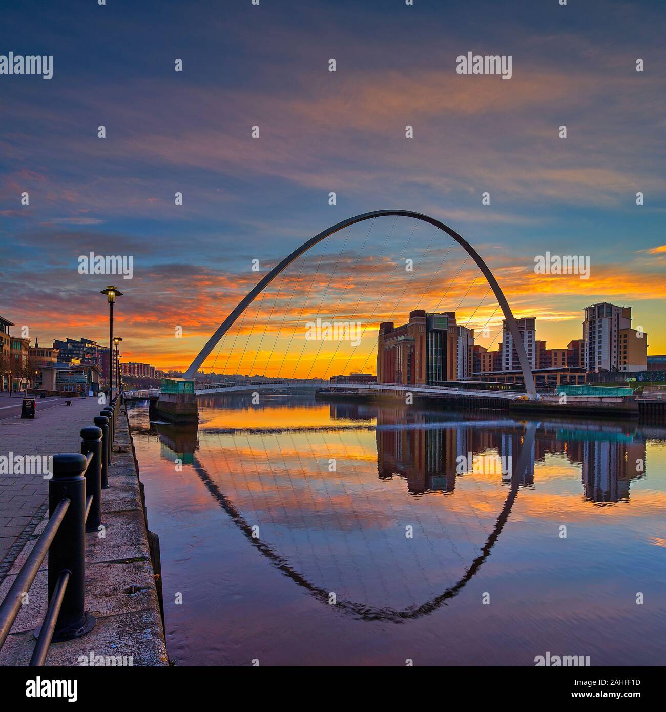 Gateshead millennium bridge england hi-res stock photography and images ...