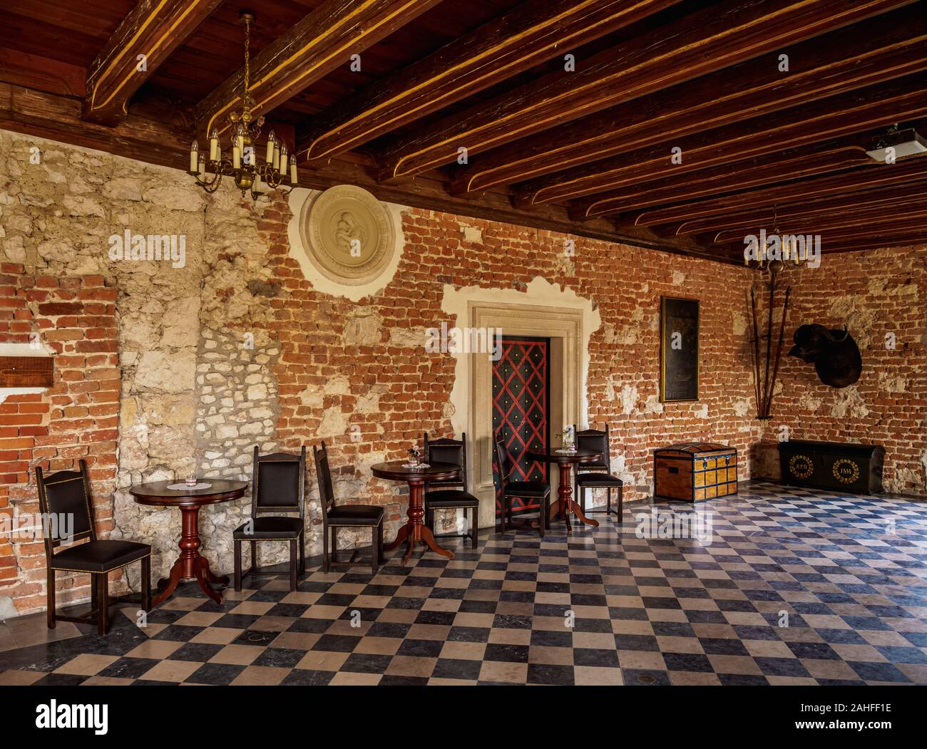 Korzkiew castle interior hi-res stock photography and images - Alamy