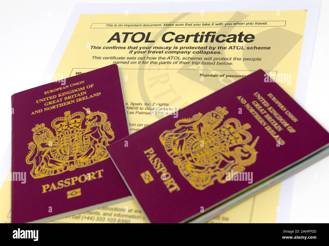 Atol Certificate High Resolution Stock Photography and Images - Alamy