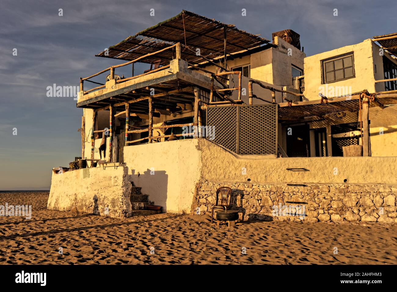 Plage Tifnit, a fishing village at the atlantic coast of south morocco ...