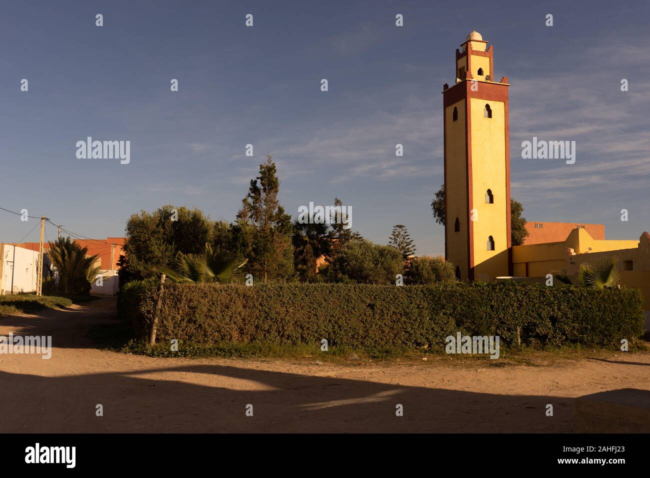The mosque of Sidi R´bat, a village on the south of Morocco Stock Photo ...