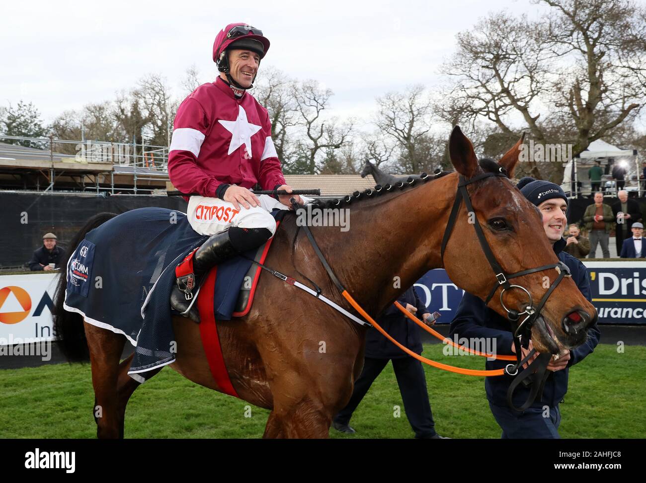 Davy russell enter parade ring hi-res stock photography and images - Alamy