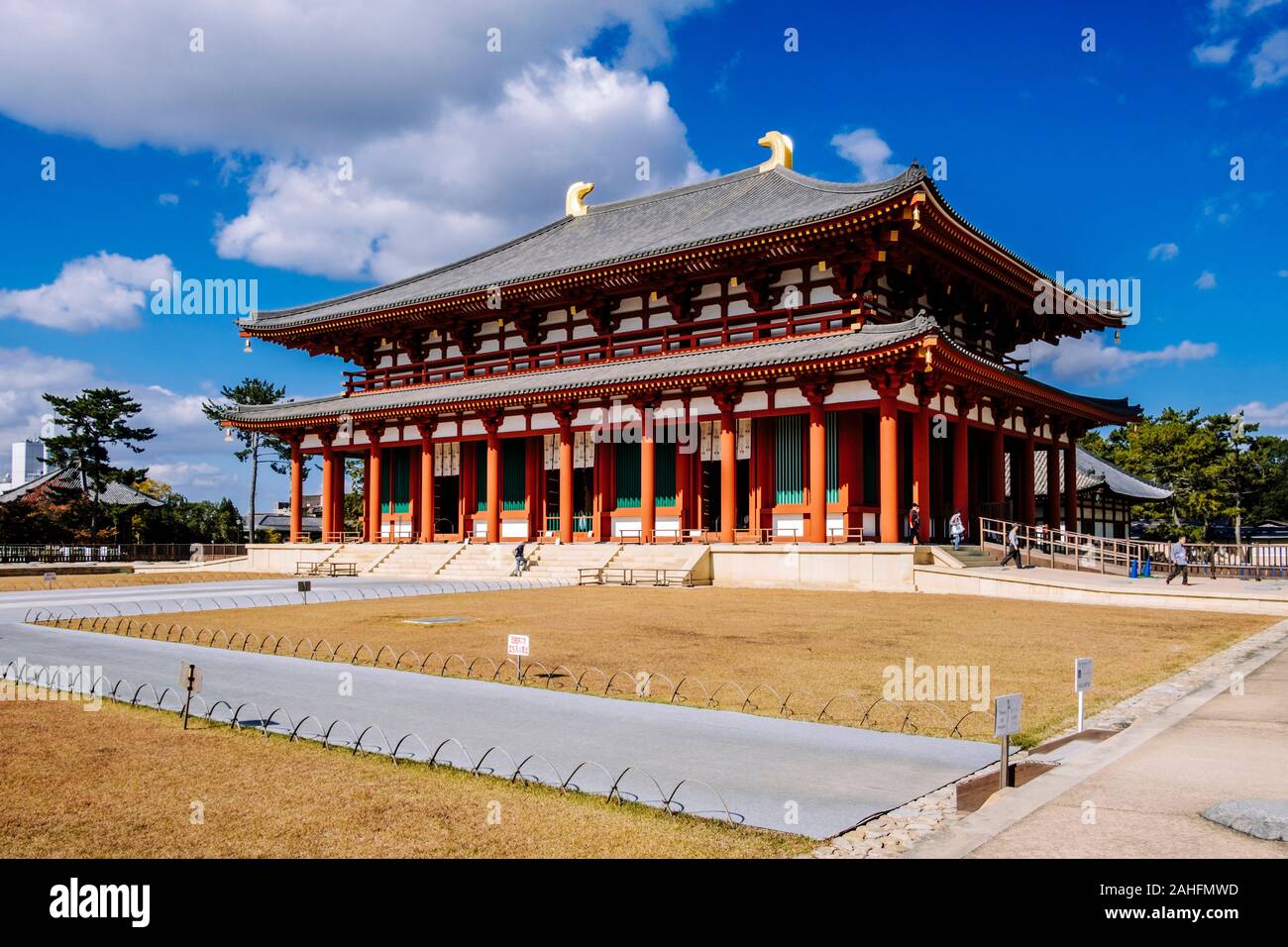 Kofuku-ji Temple in Nara, Japan: View of the Central Golden Hall (Chu ...