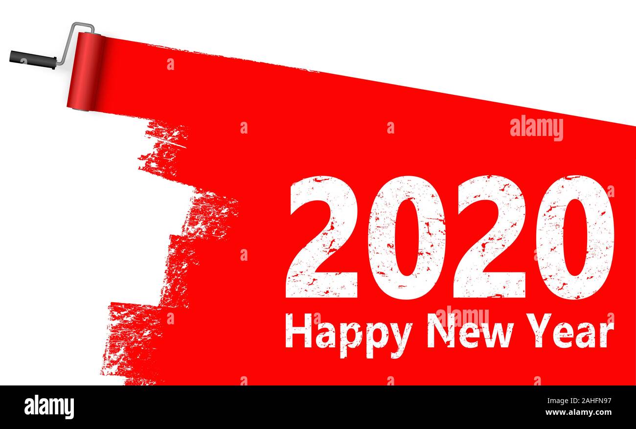 2020 red Stock Vector Images - Alamy