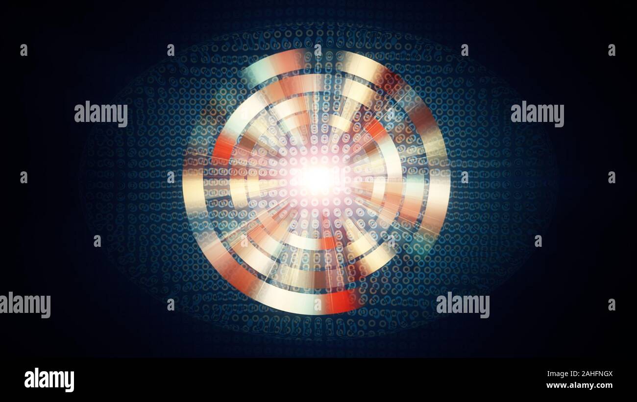 Futuristic Technology Background. Outer Space, Alien Technology And ...
