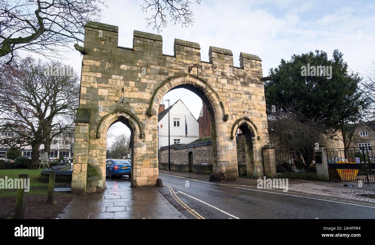 Priory Arch in Lincoln, England, UK Stock Photo - Alamy