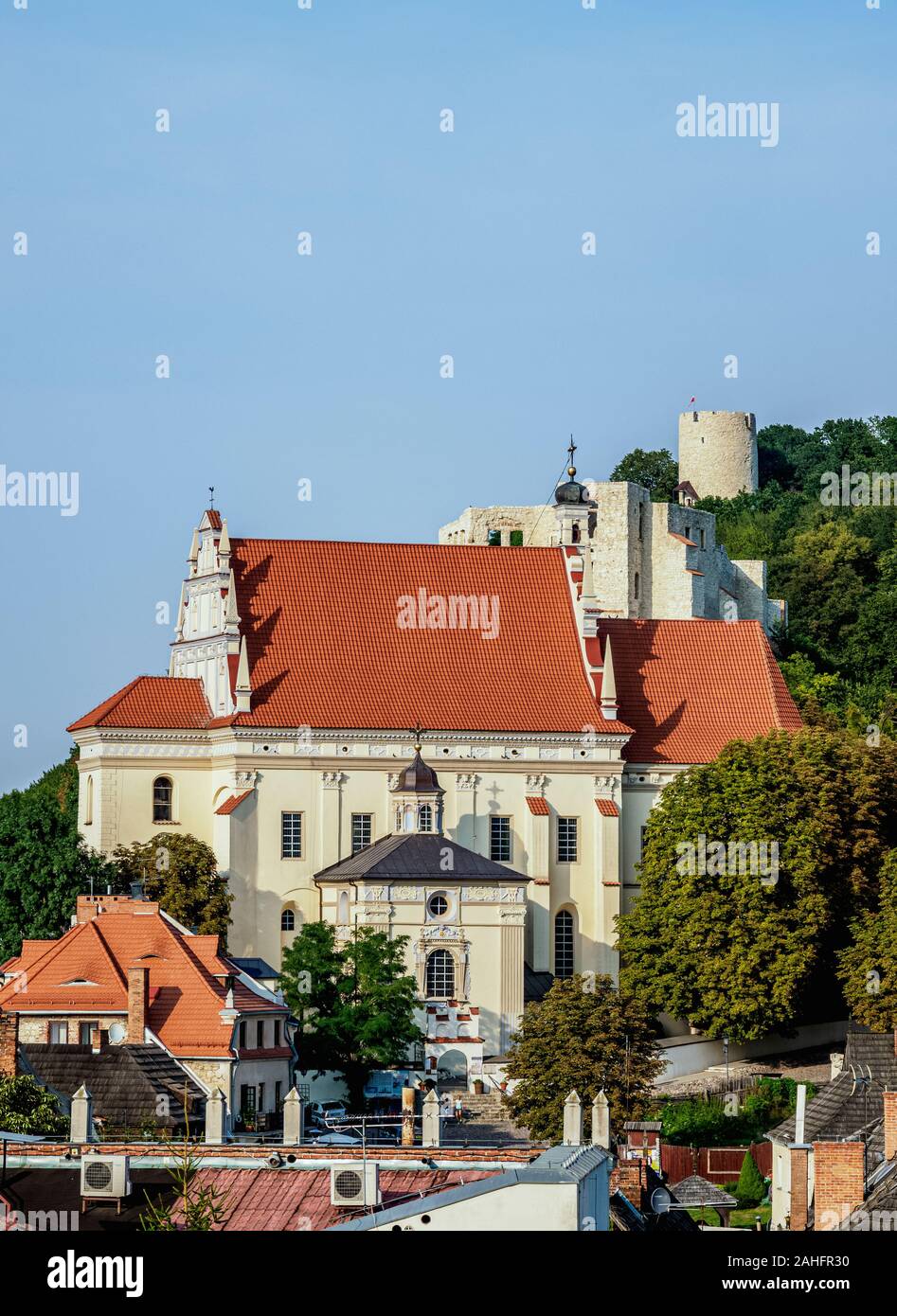 Townscape with john the baptist church hi-res stock photography and ...