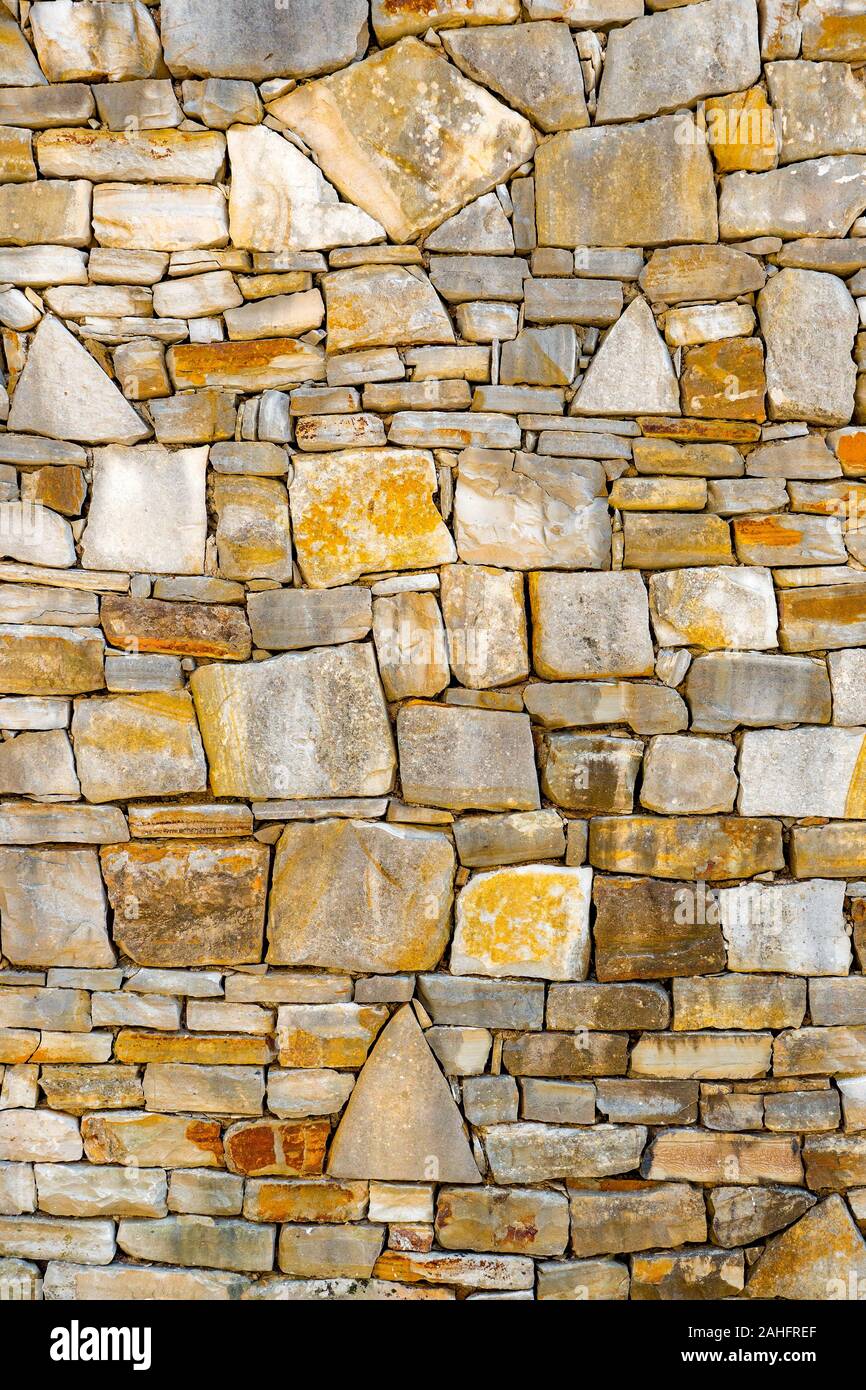 Surface of stone wall. Old stone brick wall pattern texture background ...