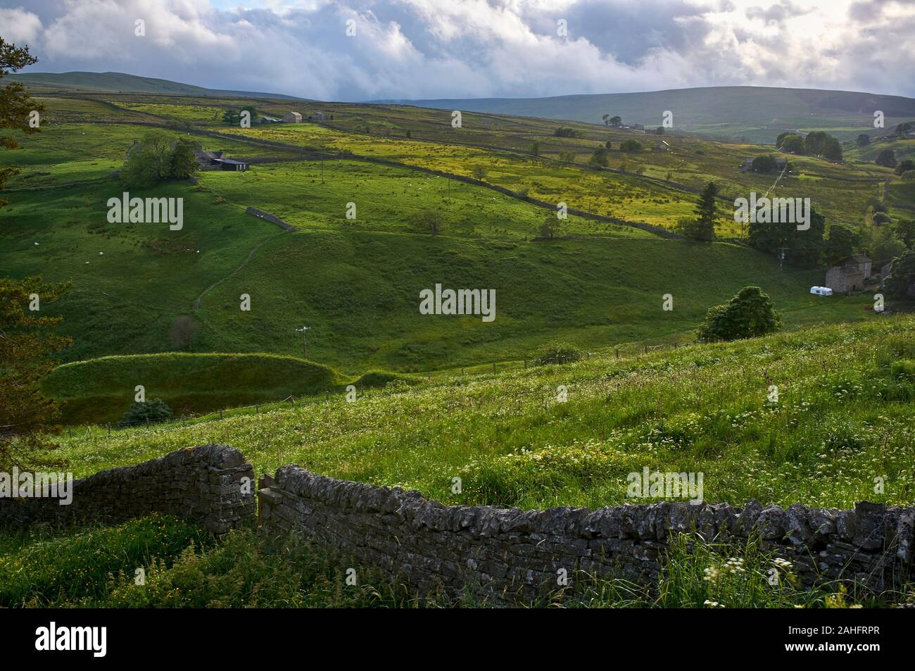 Northumberland landscape, England Stock Photo - Alamy