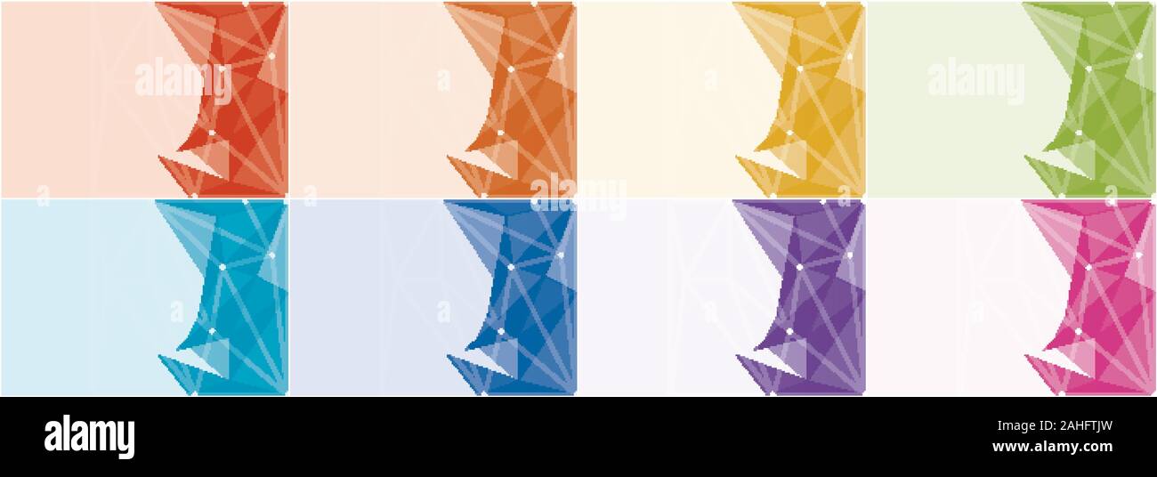 Background template with abstract patterns illustration Stock Vector ...