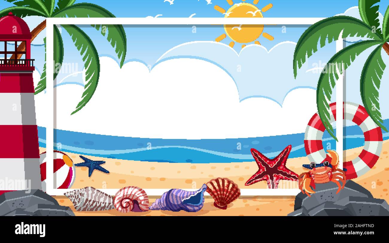 Beach Page Border