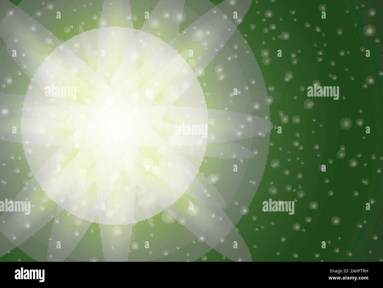 Background design with green light illustration Stock Vector Image ...