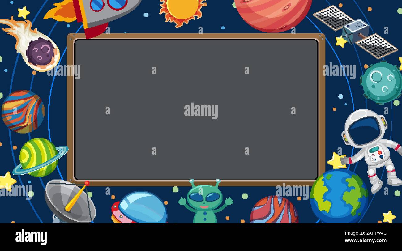 Border template with space in background illustration Stock Vector ...