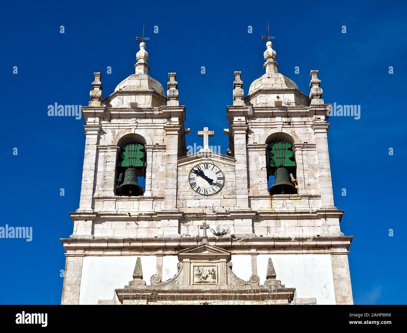 The church of nossa senhora da nazare hi-res stock photography and ...