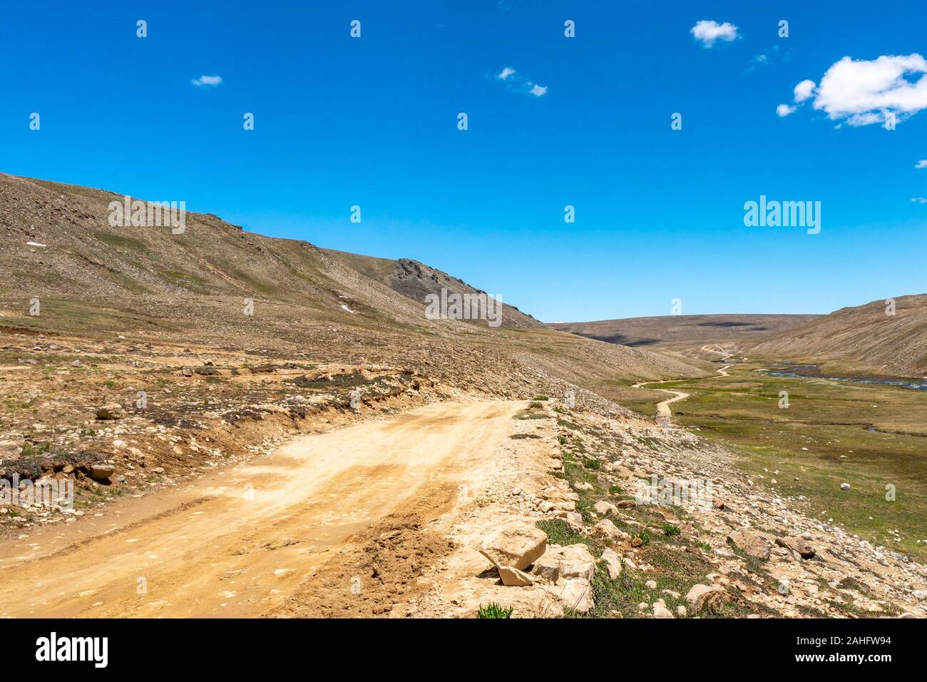 Deosai National Park Picturesque Breathtaking View of Landscape Road ...