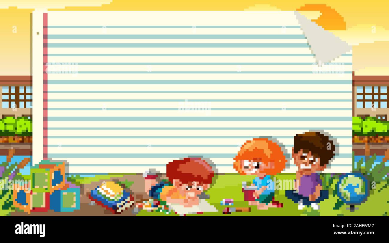 Reading Border Template