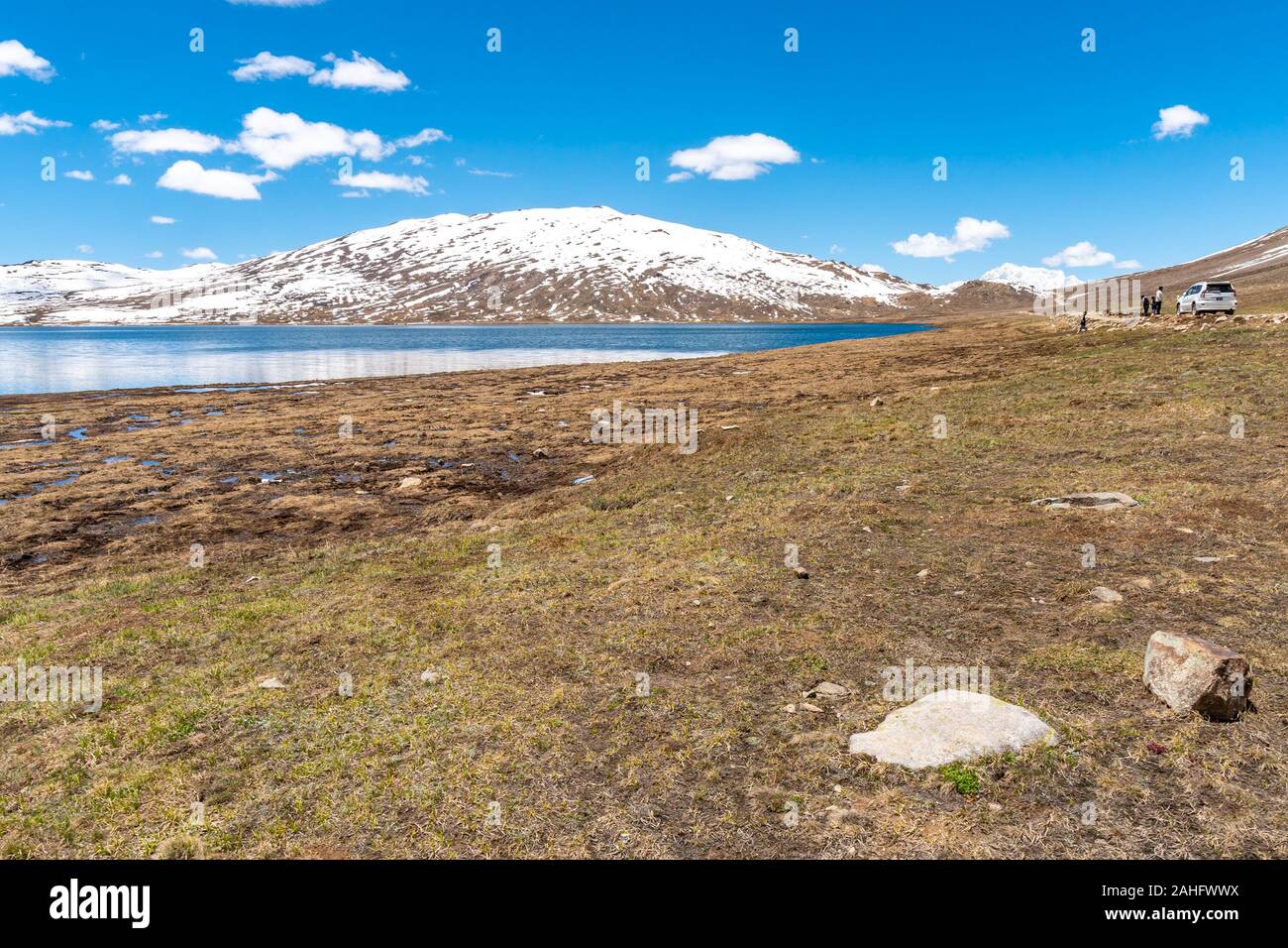 Deosai National Park Picturesque Breathtaking View of Sheosar Lake with ...