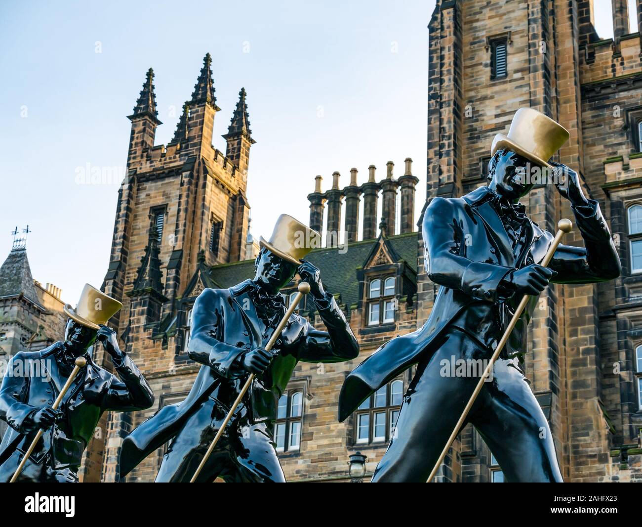The church scotland general assembly hall on mound in edinburgh hi-res ...