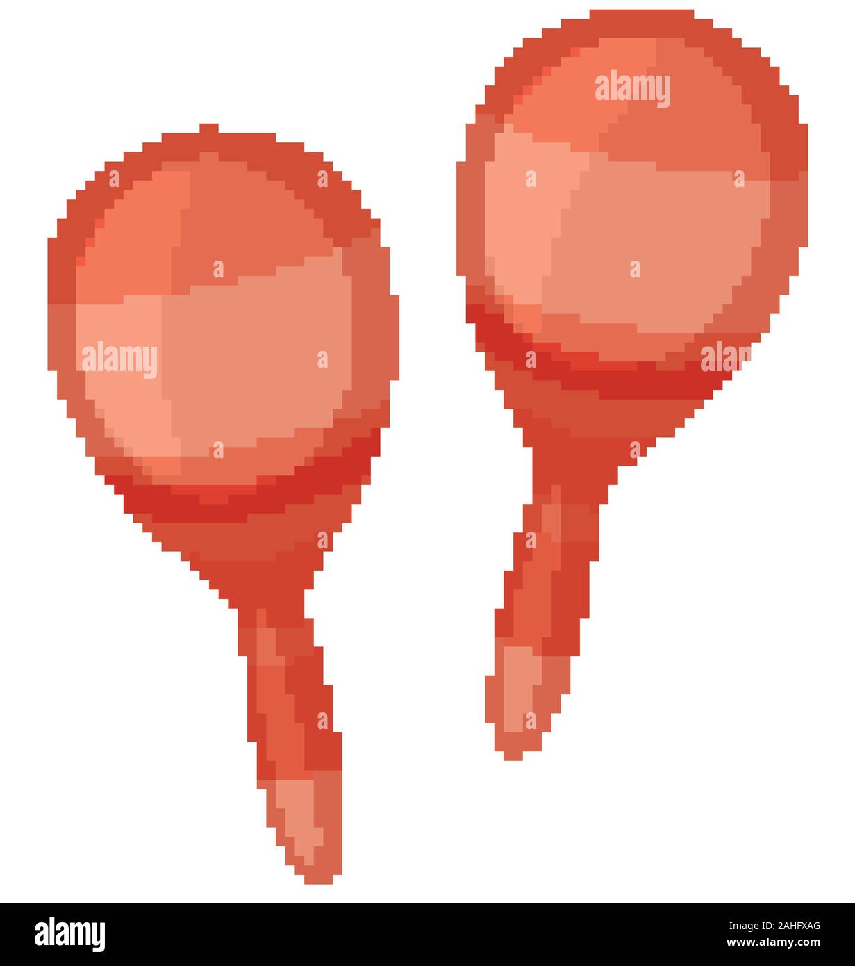 Isolated maracas in red color illustration Stock Vector Image & Art - Alamy
