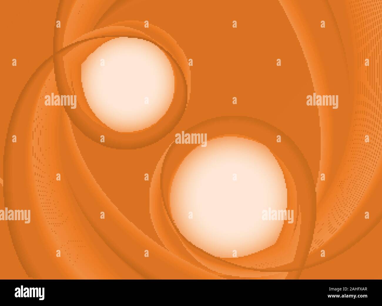 Background design with orange abstract patterns illustration Stock ...