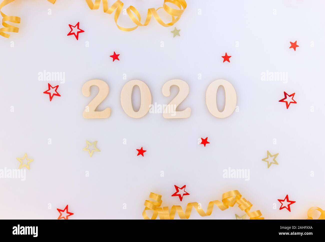2020 new year numbers hi-res stock photography and images - Alamy
