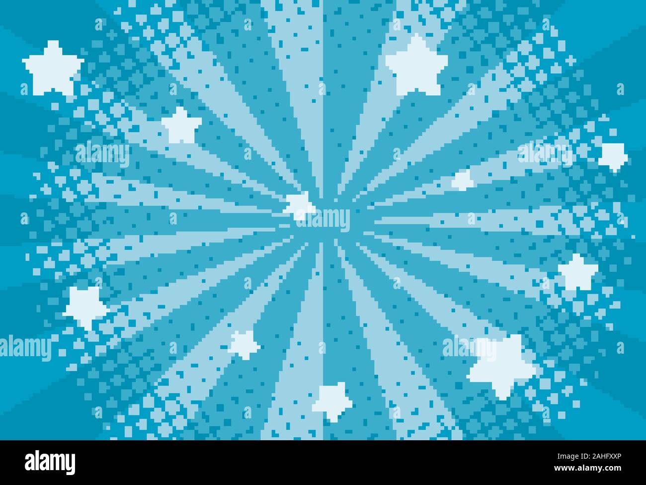 Blue background template with stars illustration Stock Vector Image ...