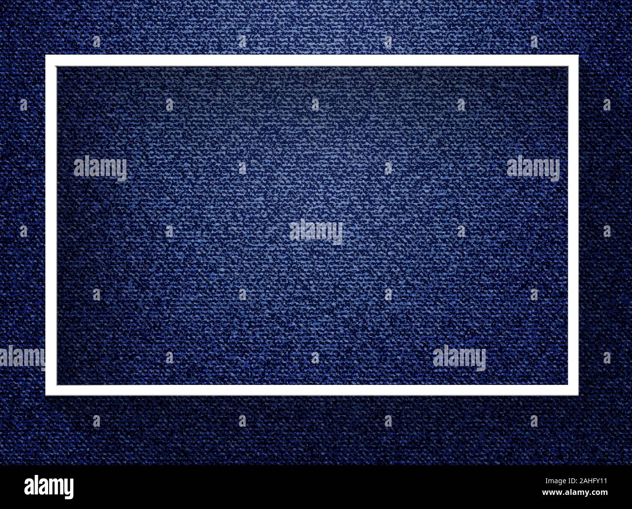 Frame template design with blue background illustration Stock Vector ...