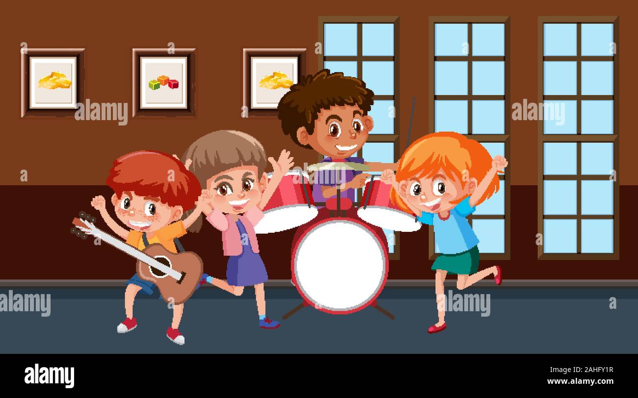 Boys in band Stock Vector Images - Alamy