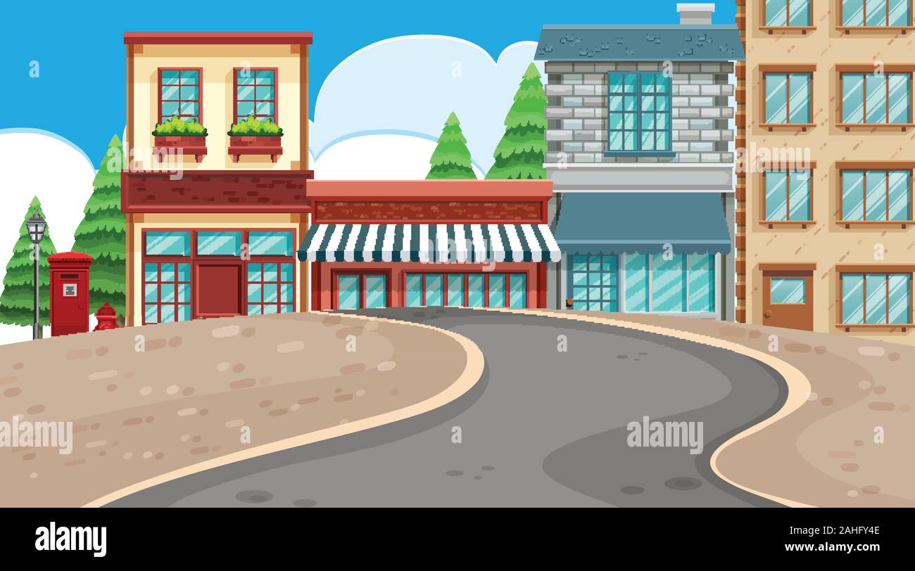 Daylight road structure Stock Vector Images - Alamy