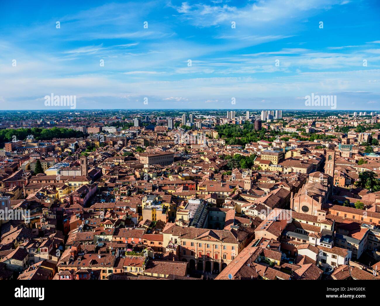 View from the asinelli tower hi-res stock photography and images - Alamy