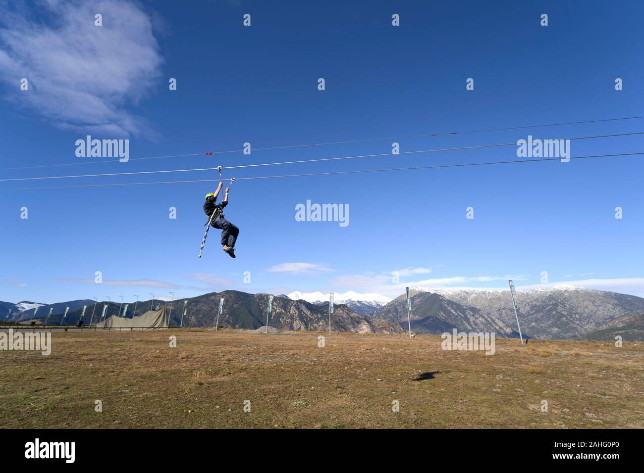 Aerial view young man riding hi-res stock photography and images - Alamy