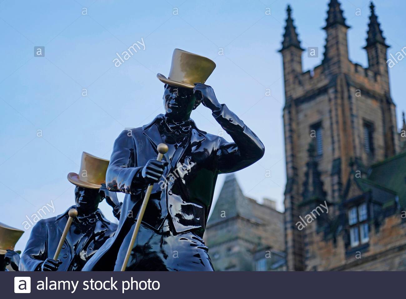 Statue of johnnie walker striding man hi-res stock photography and ...