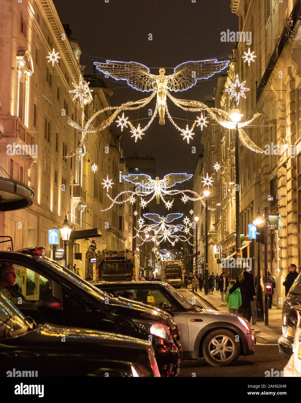 Festive Angels in London Stock Photo - Alamy