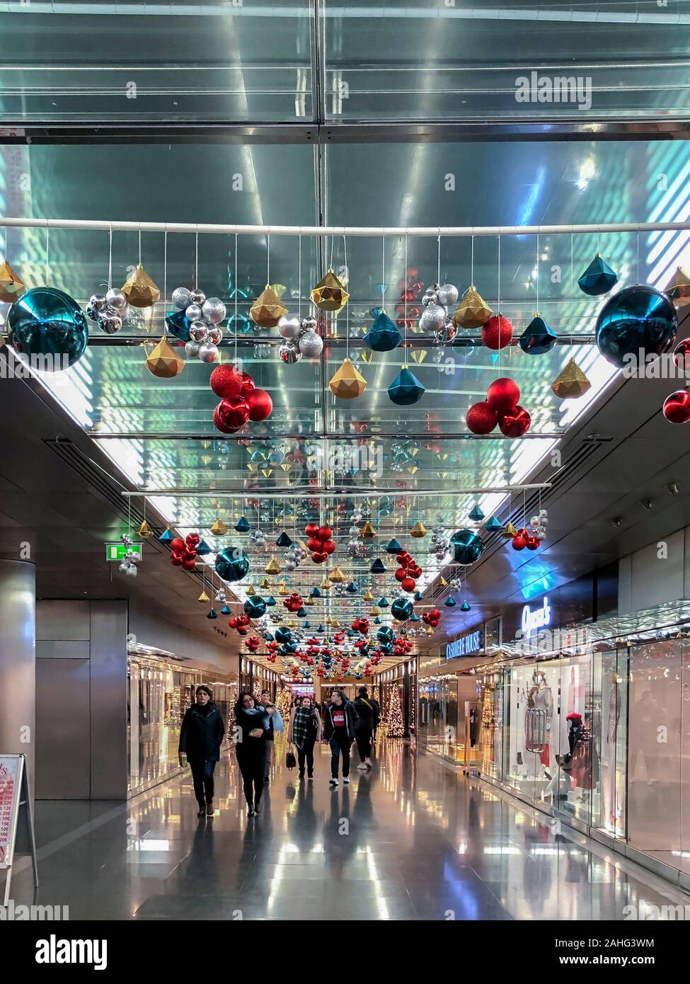 Berlin, Germany, Tourists Shopping in Modern Shopping Center, fashion ...