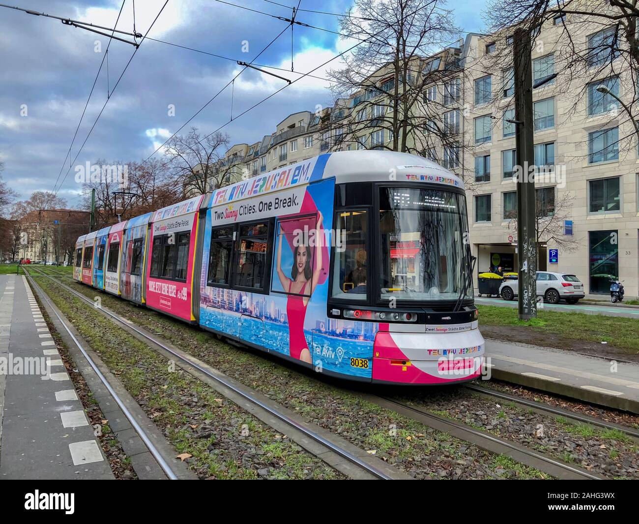 Berlin, Germany, Public Transportation, Tram Tramway Train, Prenzlauer ...