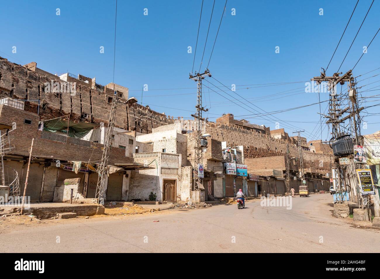Hyderabad Old City Wall Picturesque Breathtaking View of Common ...
