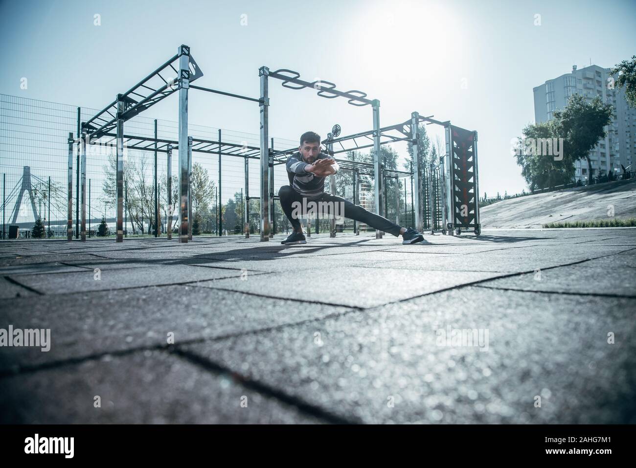 Ground exercises hi-res stock photography and images - Alamy