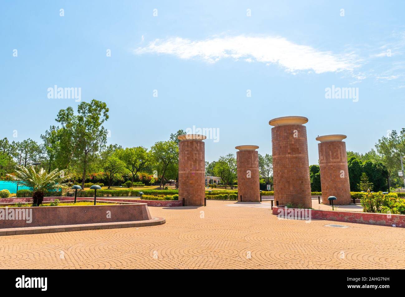 Islamabad Pakistan National Monument Picturesque View of Four Pillars ...