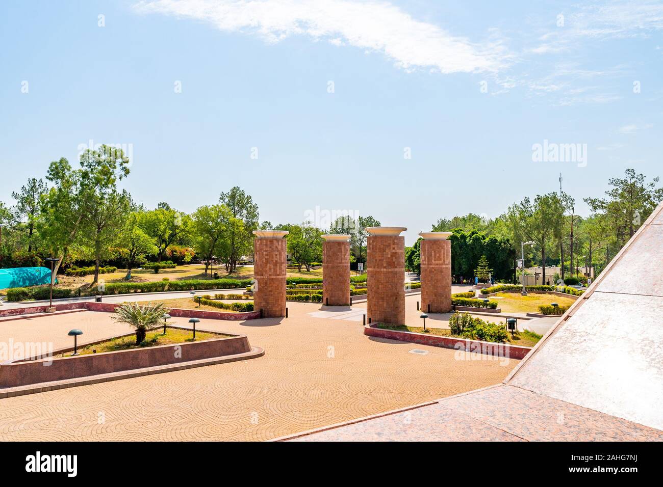 Islamabad Pakistan National Monument Picturesque View of Four Pillars ...