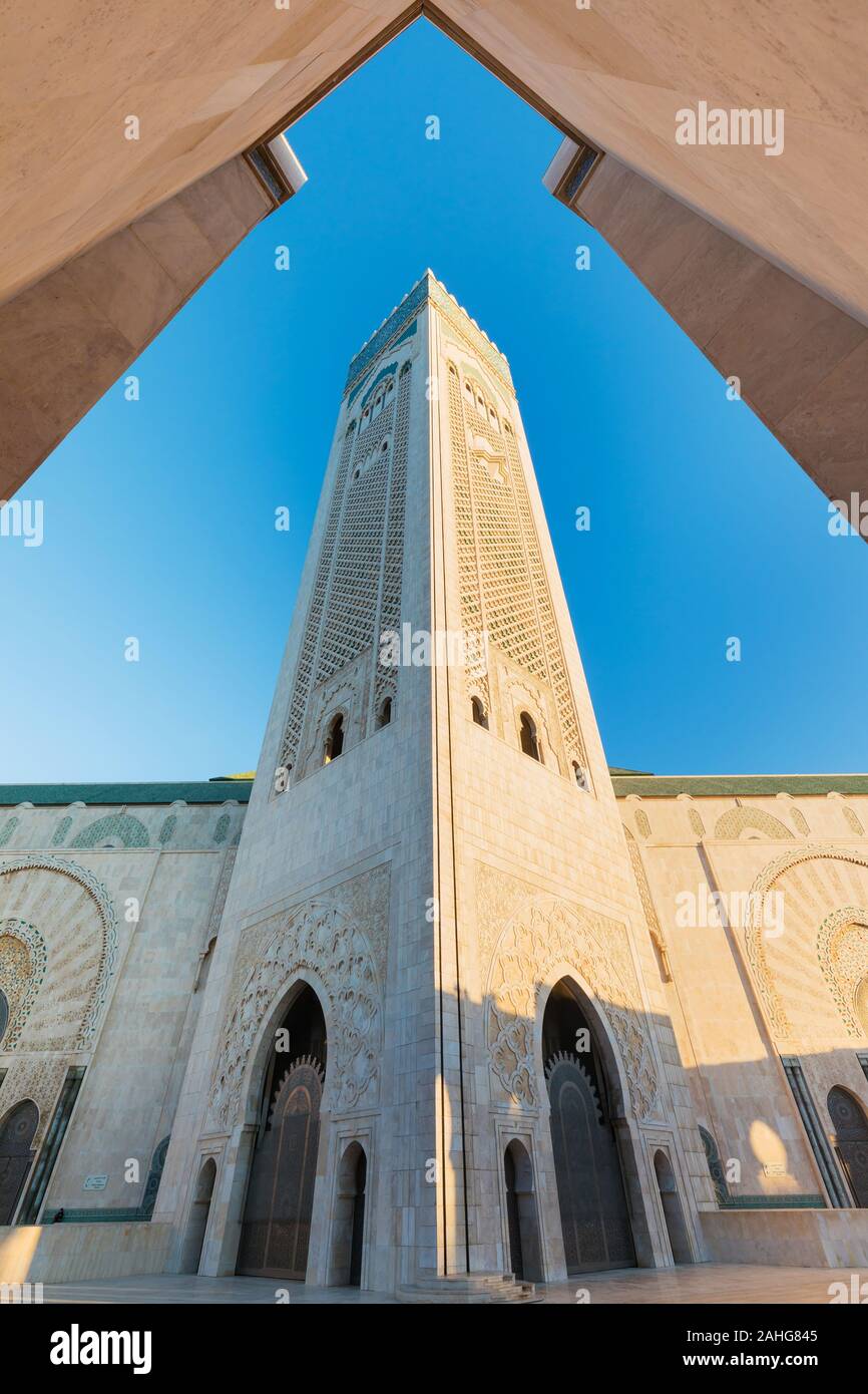 Hassan II Mosque is a mosque in Casablanca, Morocco. It is the largest ...