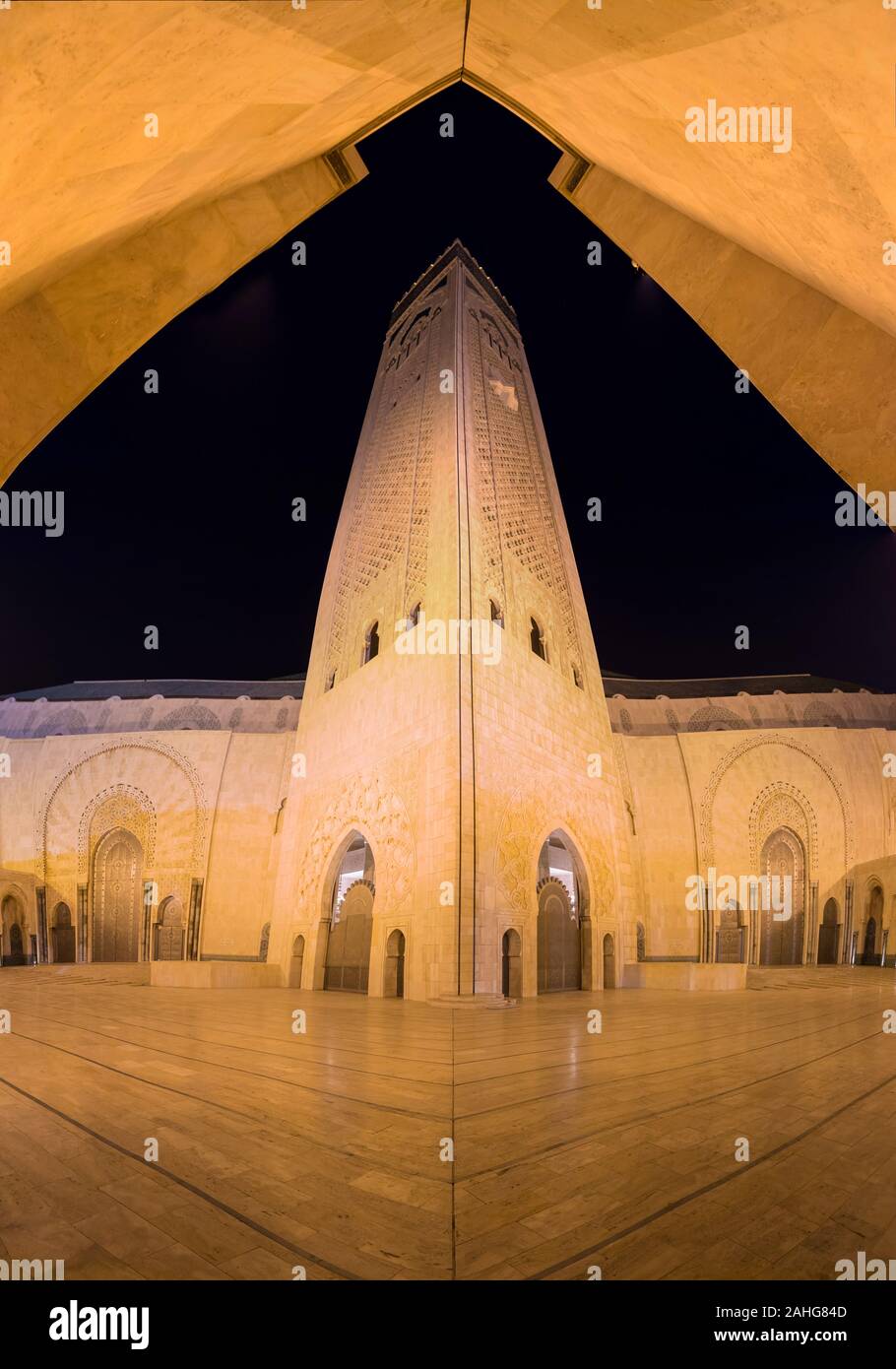 Hassan II Mosque is a mosque in Casablanca, Morocco. It is the largest ...