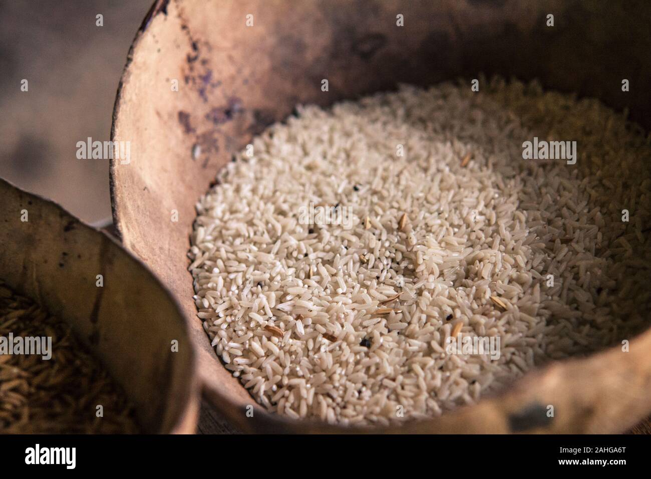 Bowl of rice 6 Stock Photo - Alamy