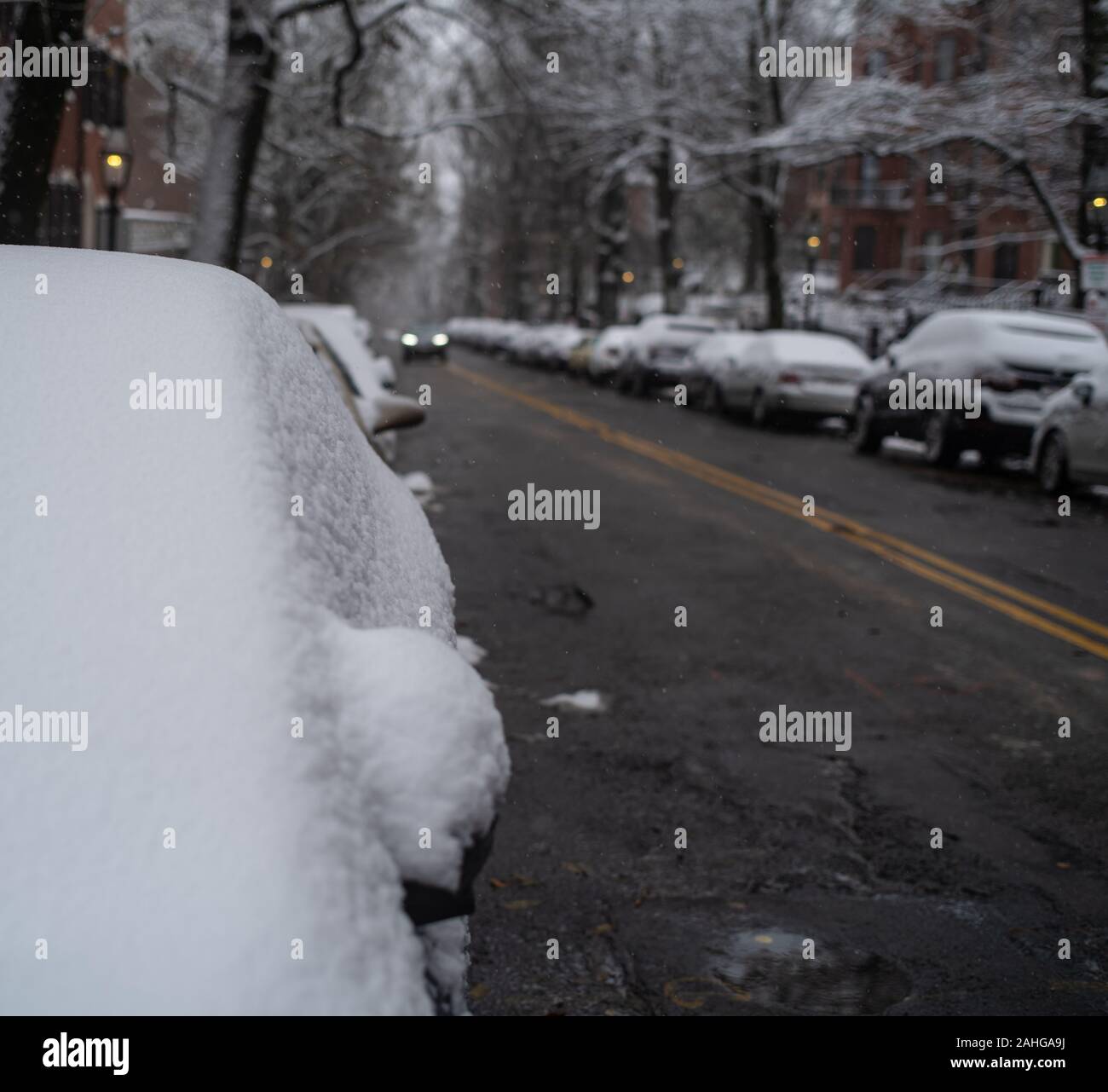 Boston snow storm hi-res stock photography and images - Alamy