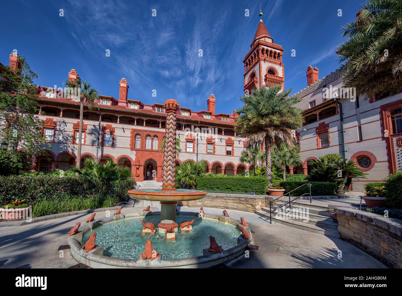 Flagler college courtyard hi-res stock photography and images - Alamy