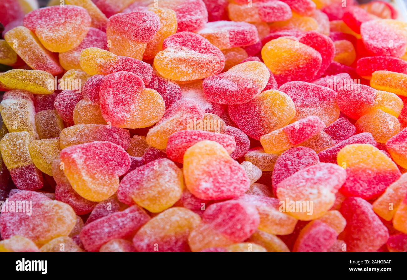 Colored jelly candies hi-res stock photography and images - Alamy